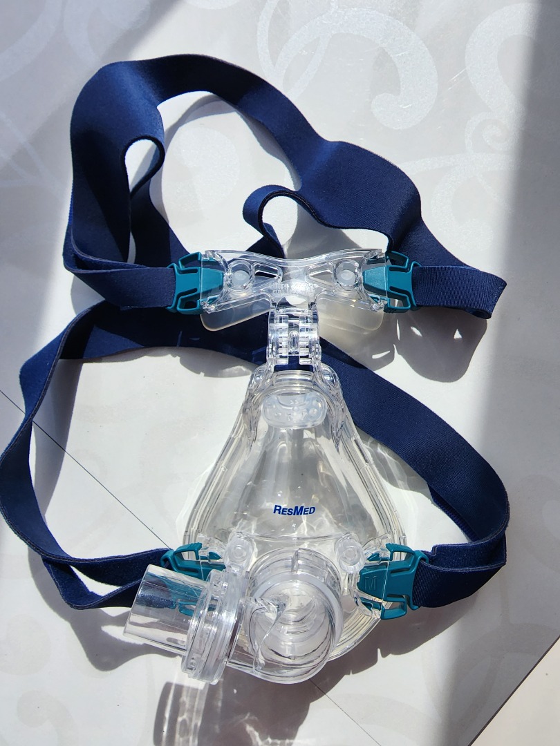 Resmed Ultra Mirage Full Face CPAP Mask - Complete Set, Health ...