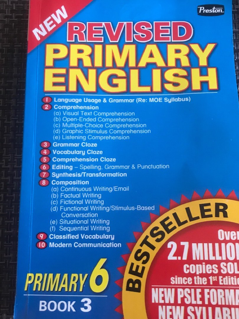 Revised primary english revision book, Hobbies & Toys, Books ...