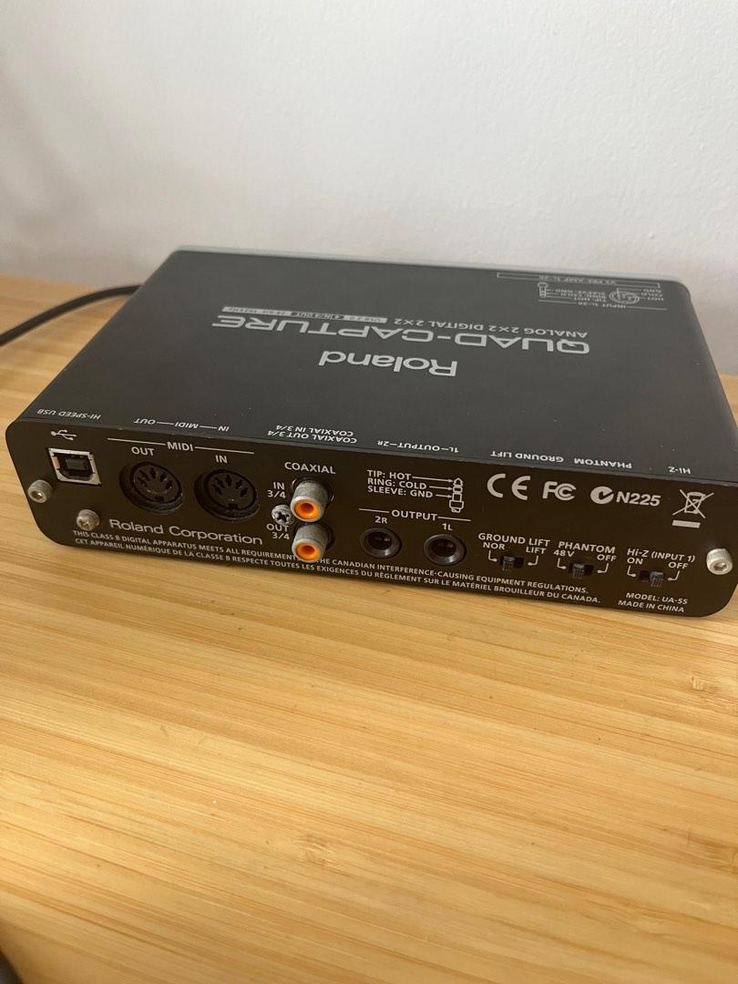 Roland Quad Capture ADC / DAC, Audio, Other Audio Equipment on Carousell