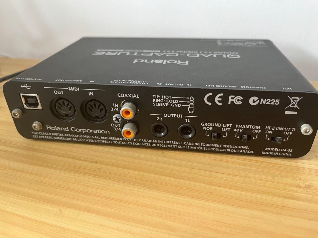 Roland Quad Capture ADC / DAC, Audio, Other Audio Equipment on Carousell