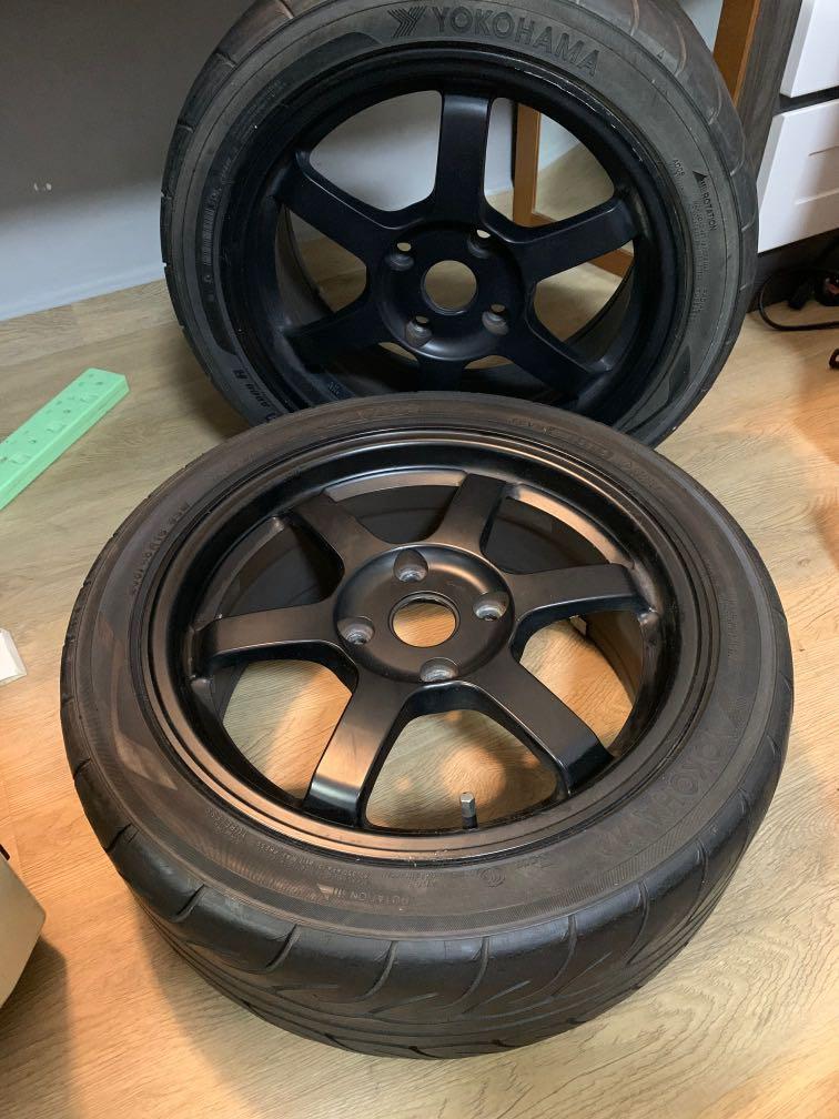 Rota Grid 4x114.3 TE37 with AD08R, Car Accessories, Tyres & Rims on ...