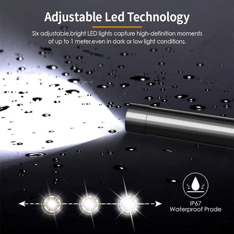 ROTEK Digital Inspection Camera, 3.0 Inch 1080P Full HD IPS LCD Screen ...