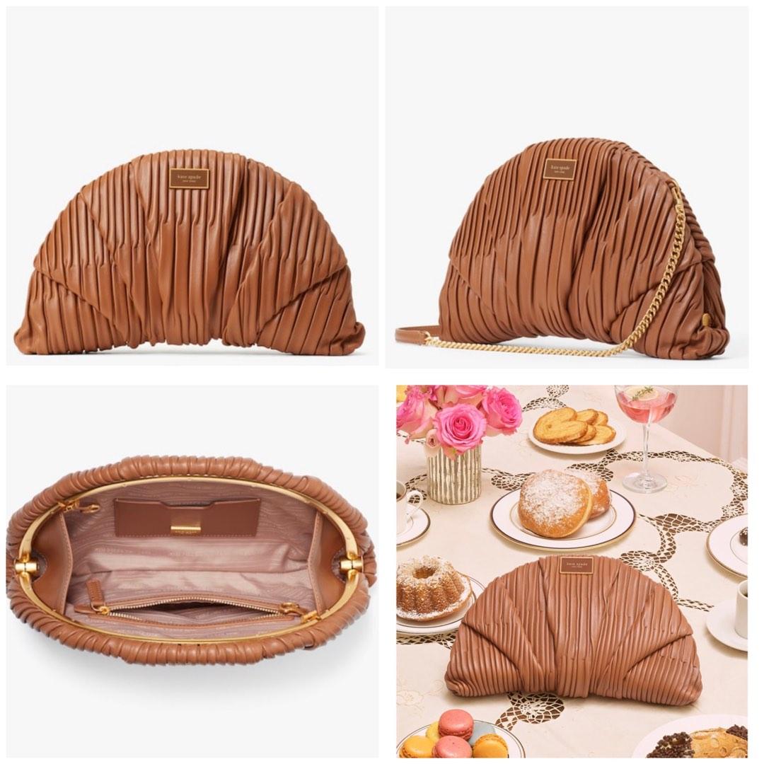 SALES (ENDS 11 OCT 11:59PM) Kate Spade Patisserie Pleated 3d Croissant ...