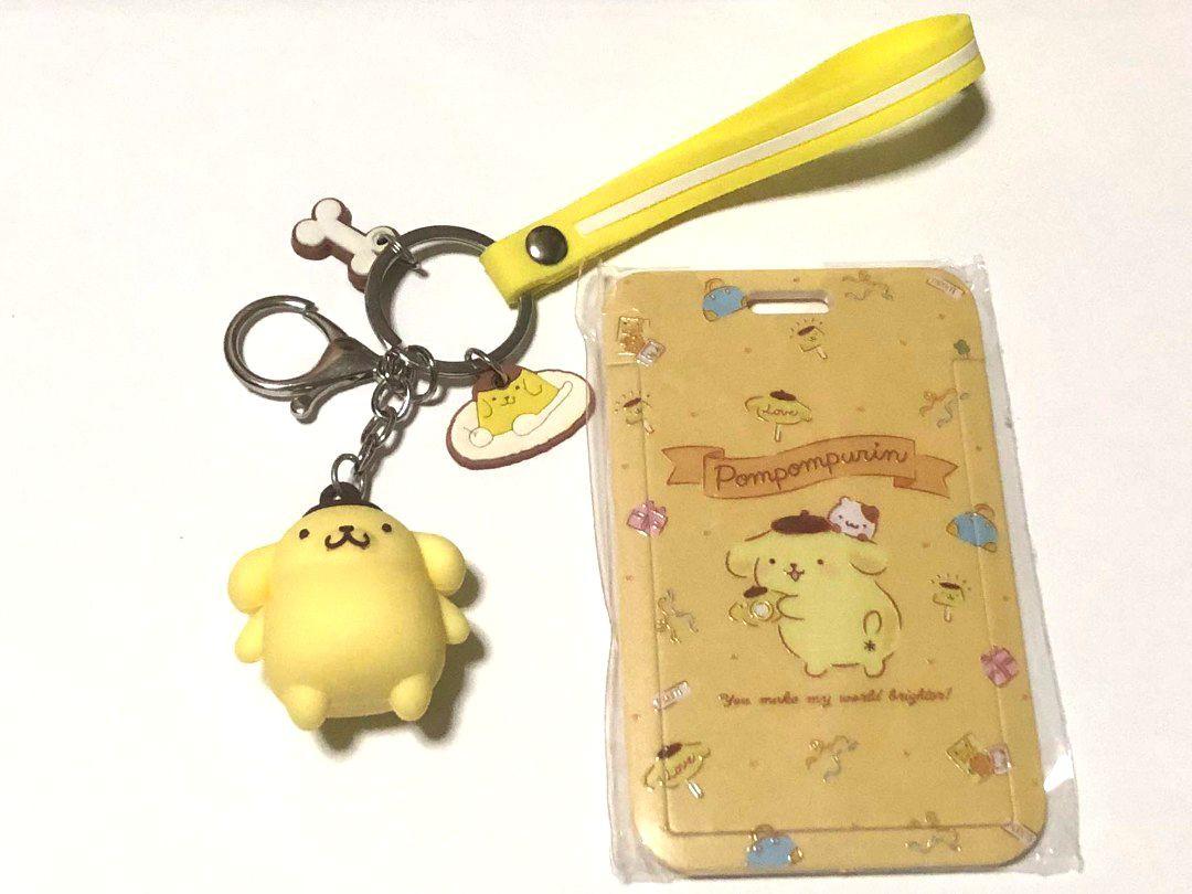Sanrio pompompurin keychain cardholder, Hobbies & Toys, Memorabilia ...
