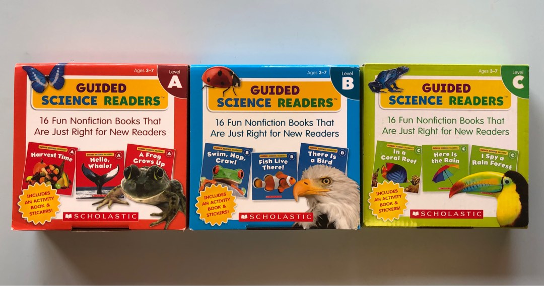 Scholastic: Guided Science Readers (A+B+C), 興趣及遊戲, 書本 & 文具, 小朋友書 ...