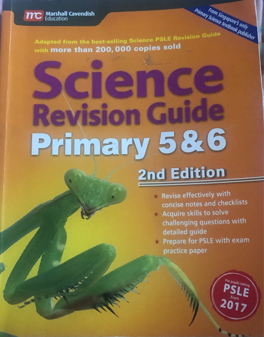 Science Revision Guide for P5 and P6( Upper Block), Hobbies & Toys ...