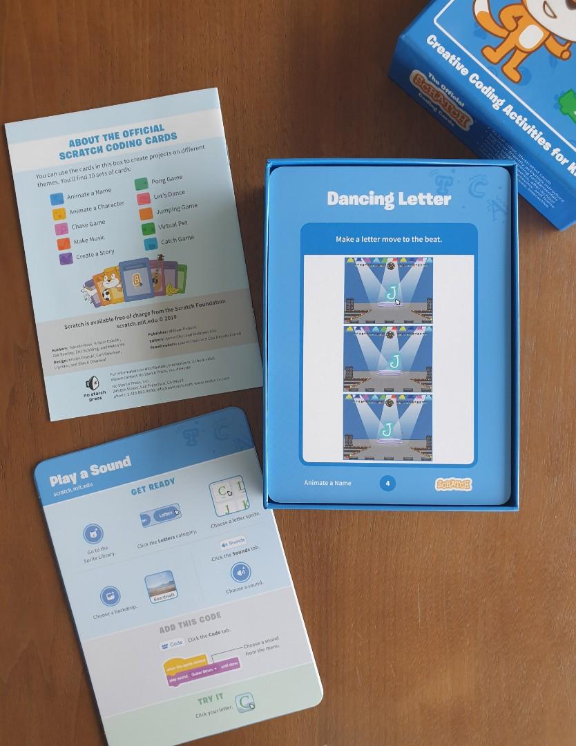 Scratch Coding Cards for Kids, Hobbies & Toys, Toys & Games on Carousell