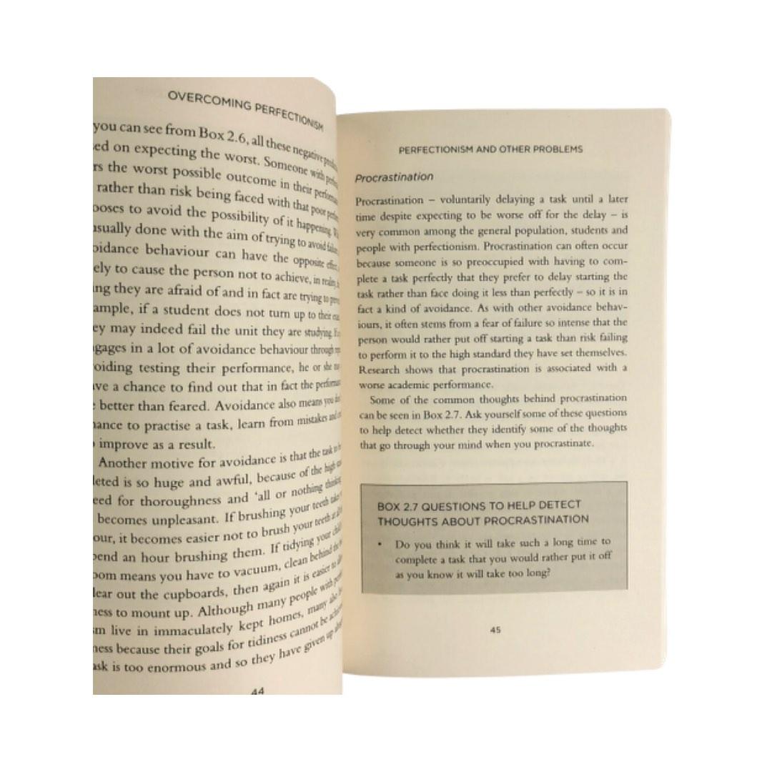 Overcoming Perfectionism: A Self-Help Guide Using Cognitive Behavioural ...
