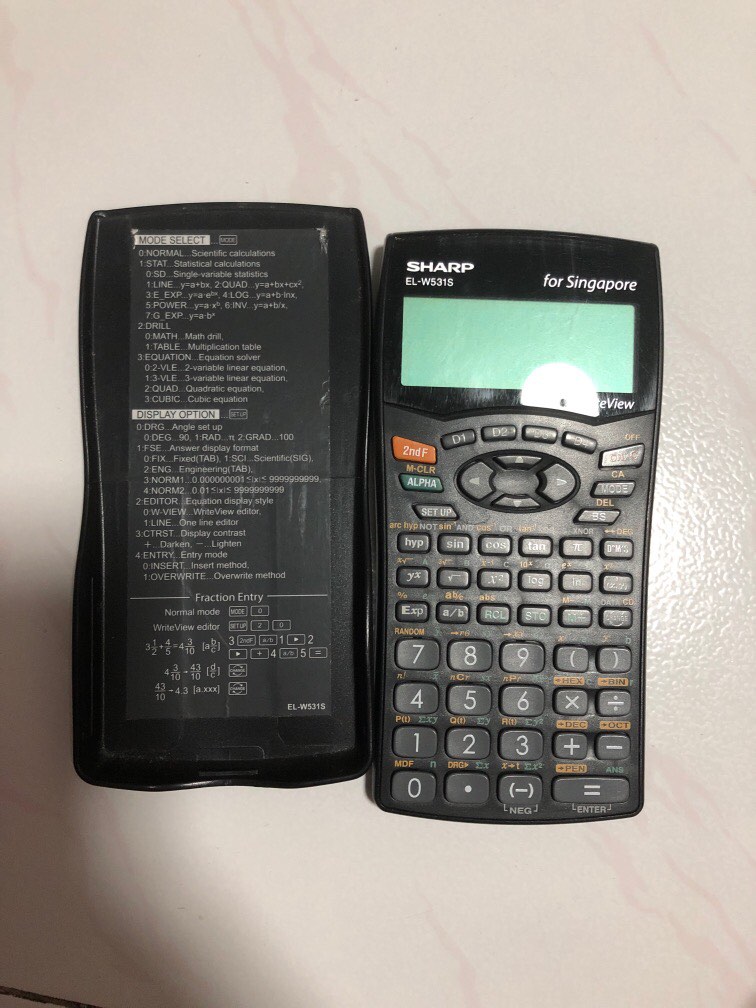 sharp el-w531s calculator, Hobbies & Toys, Stationery & Craft ...