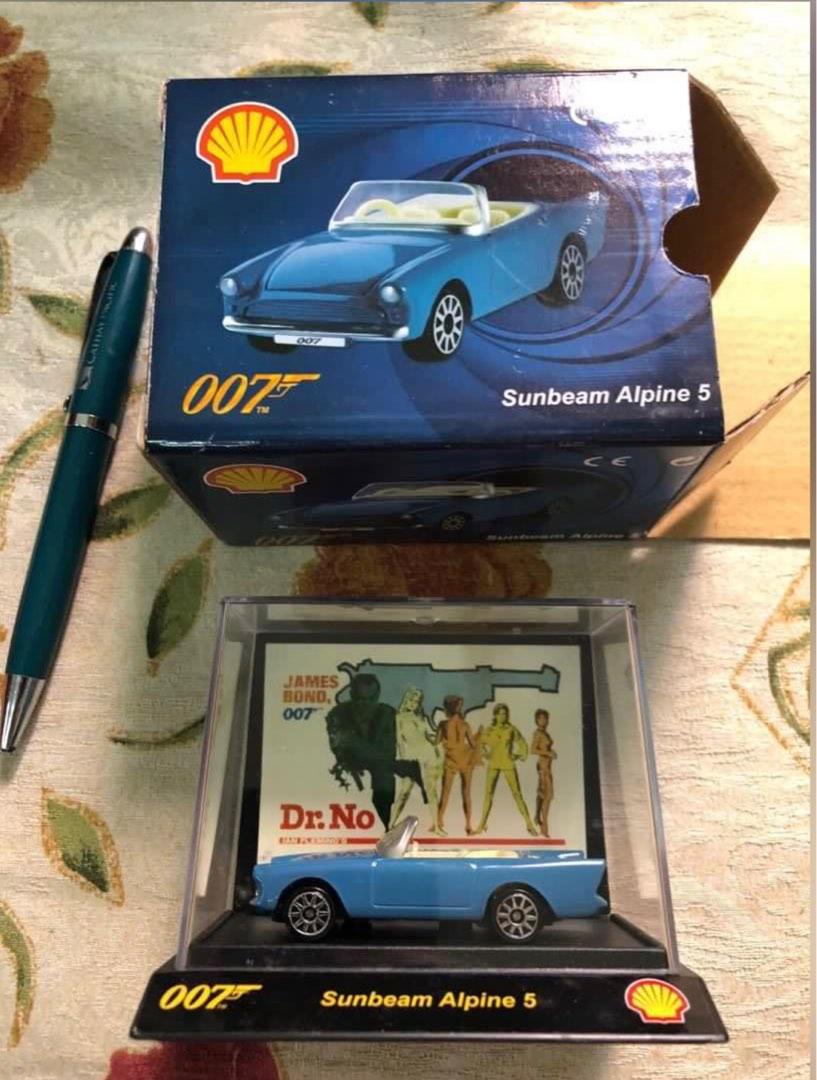 Shell toy car 007 Sunbeam Alpine 5 占士邦, 興趣及遊戲, 玩具 & 遊戲類 - Carousell