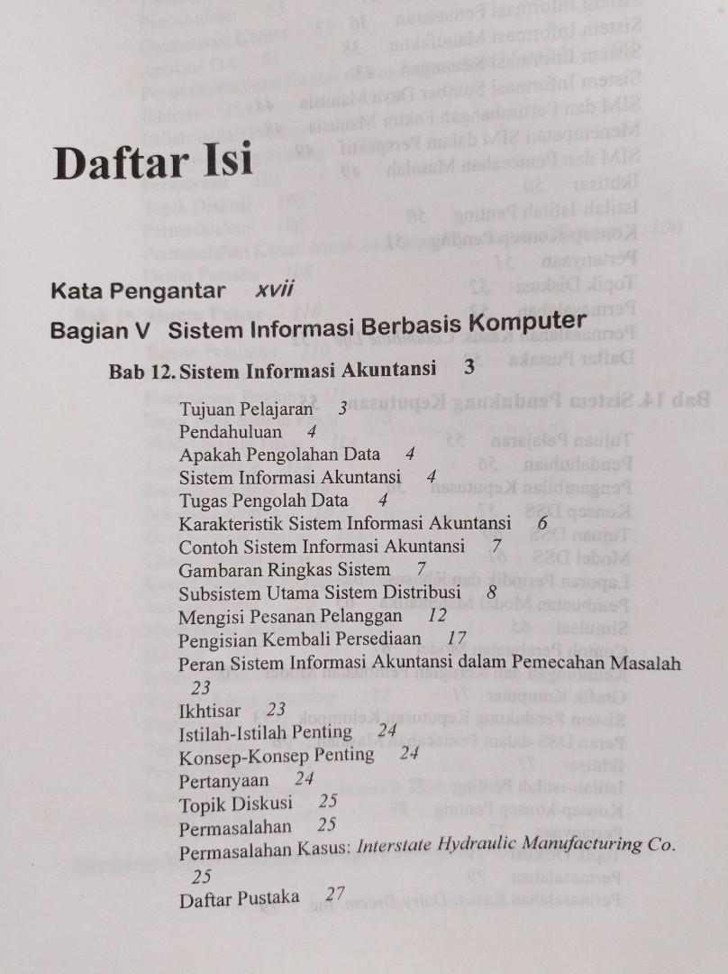 Sistem Informasi Manajemen Jilid Iii Buku And Alat Tulis Buku Di Carousell 