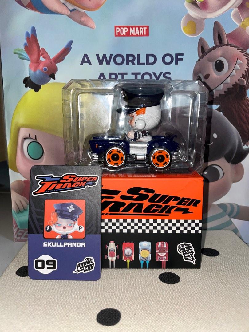 Skullpanda Vintage Police Car 09 - Popmart Popcar Super track, Hobbies ...