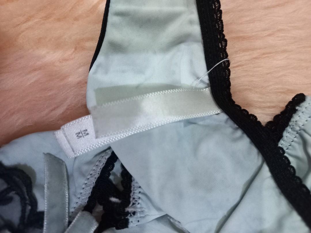 sky blue cotton cutie thong, Women's Fashion, Undergarments ...