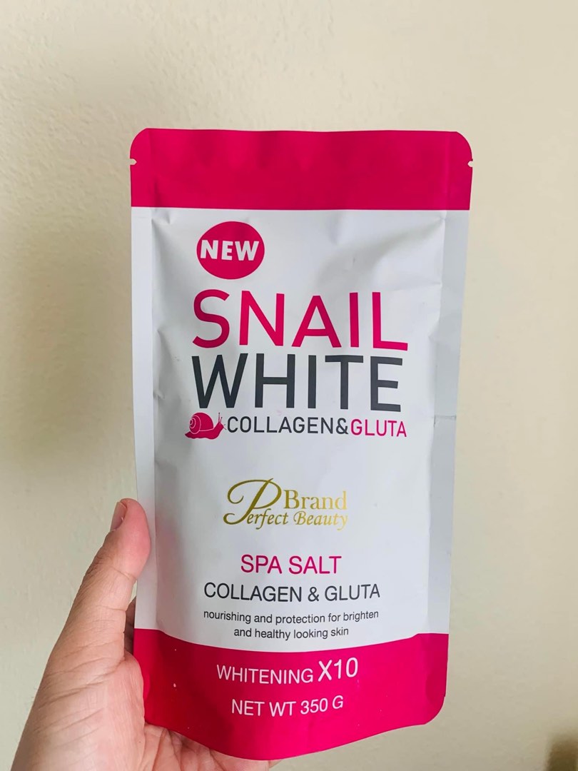 Snail White Spa Salt, Beauty & Personal Care, Bath & Body, Body Care on ...