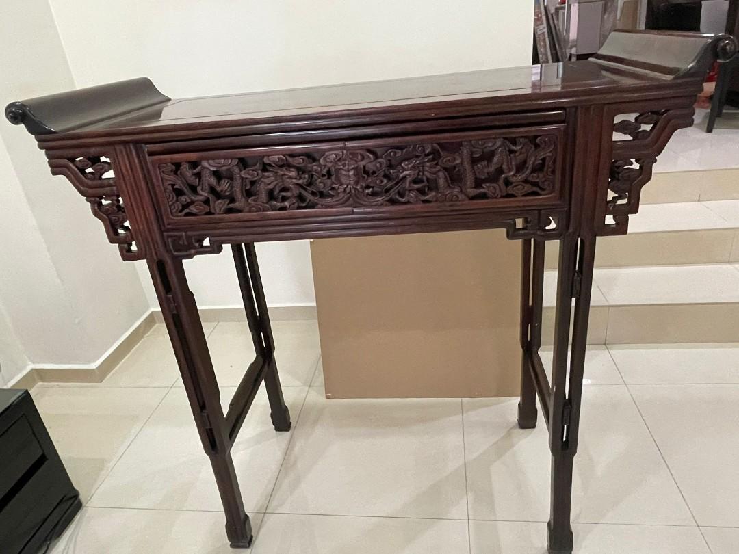 Solid Wood Altar Table, Furniture & Home Living, Furniture, Tables ...