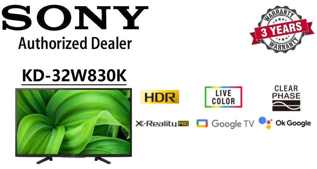 SONY KD-32W830K 32" LED HD Ready Smart TV, TV & Home Appliances, TV ...