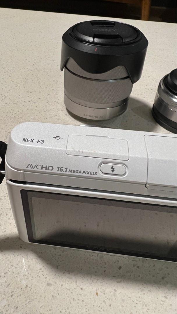 Sony Nex F-3 Fully Working Set with Double Lens Kit, Photography ...