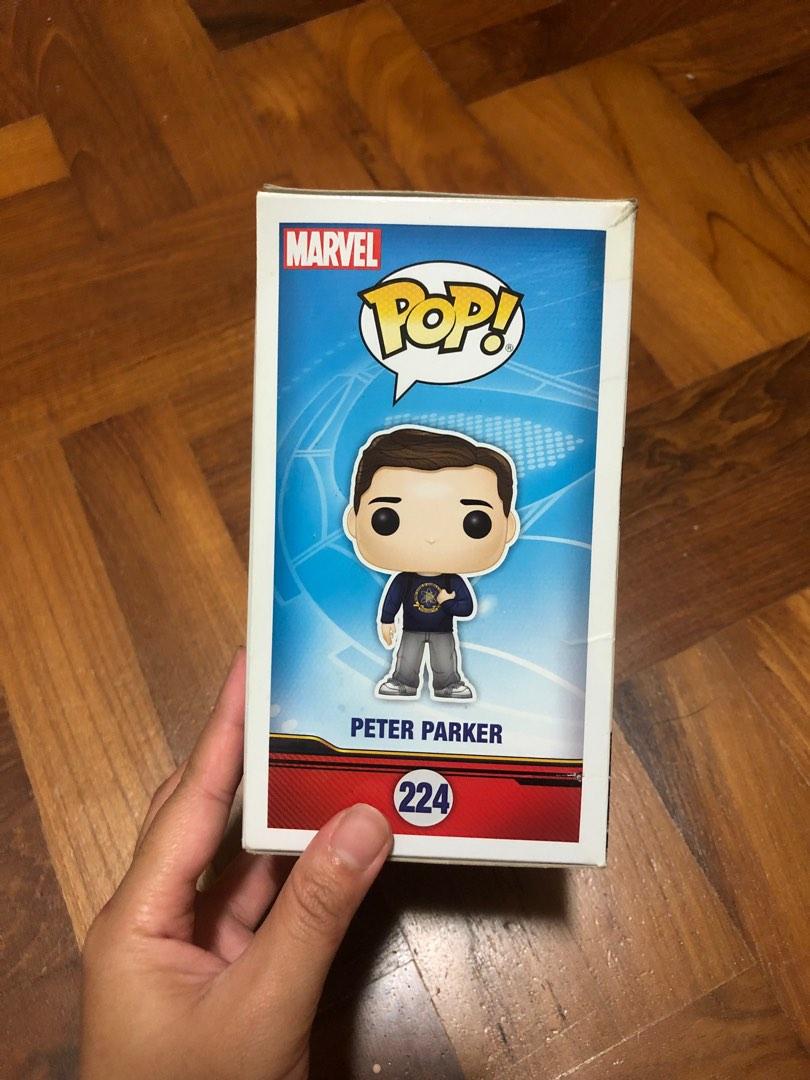 Spiderman Homecoming Peter Parker Funko Pop (224), Hobbies & Toys ...
