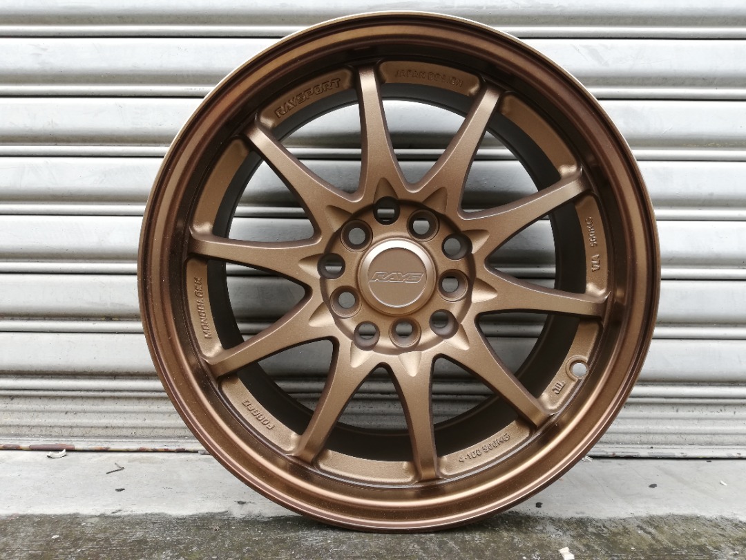 sport rim CE28 thailand 15 inch lubang 10, Auto Accessories on Carousell