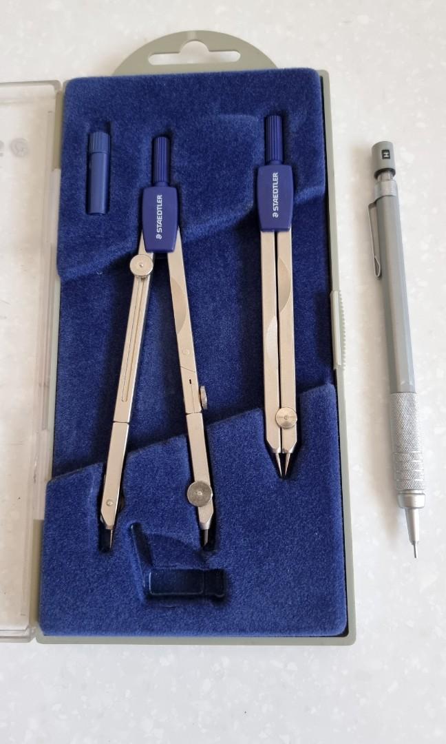 Staedtler Mars 554 Compass Set, Hobbies & Toys, Stationary & Craft ...