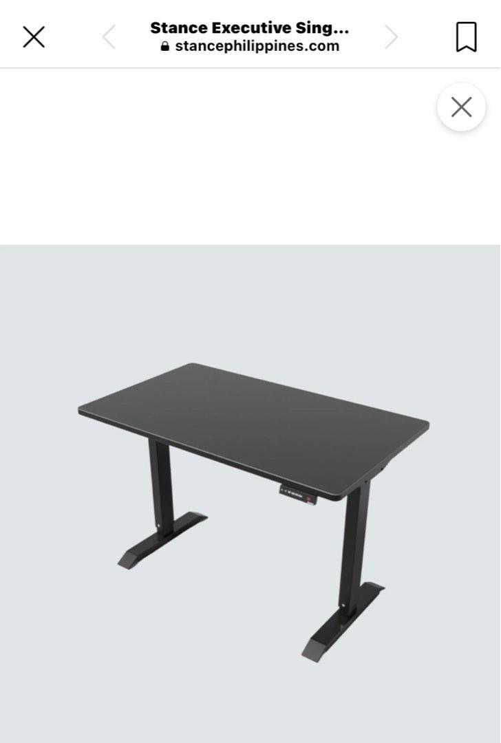 Stance Executive Single Motor standing desk, Furniture & Home Living ...