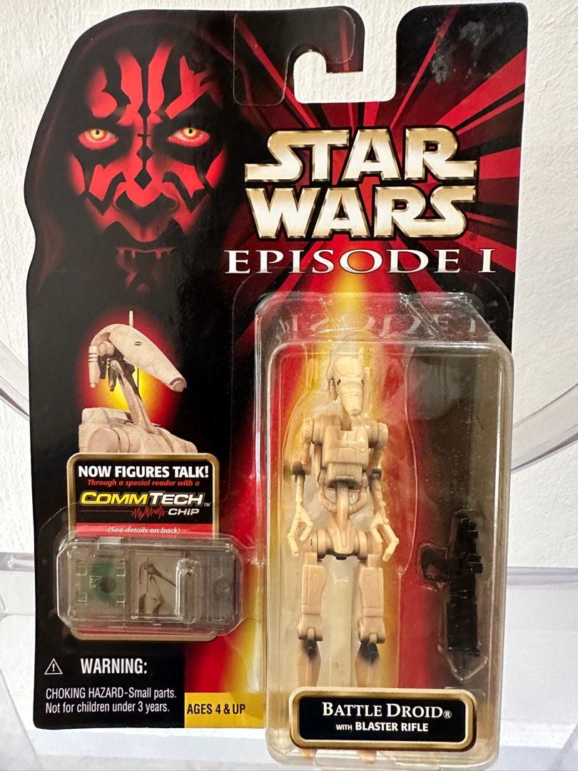 Star Wars battle droid with blaster rifle, Hobbies & Toys, Toys & Games ...
