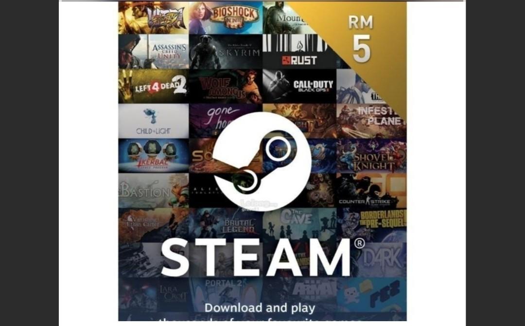 Steam Wallet Code Malaysia Pin RM5 RM10 RM50 RM100 #Octobersale steam ...