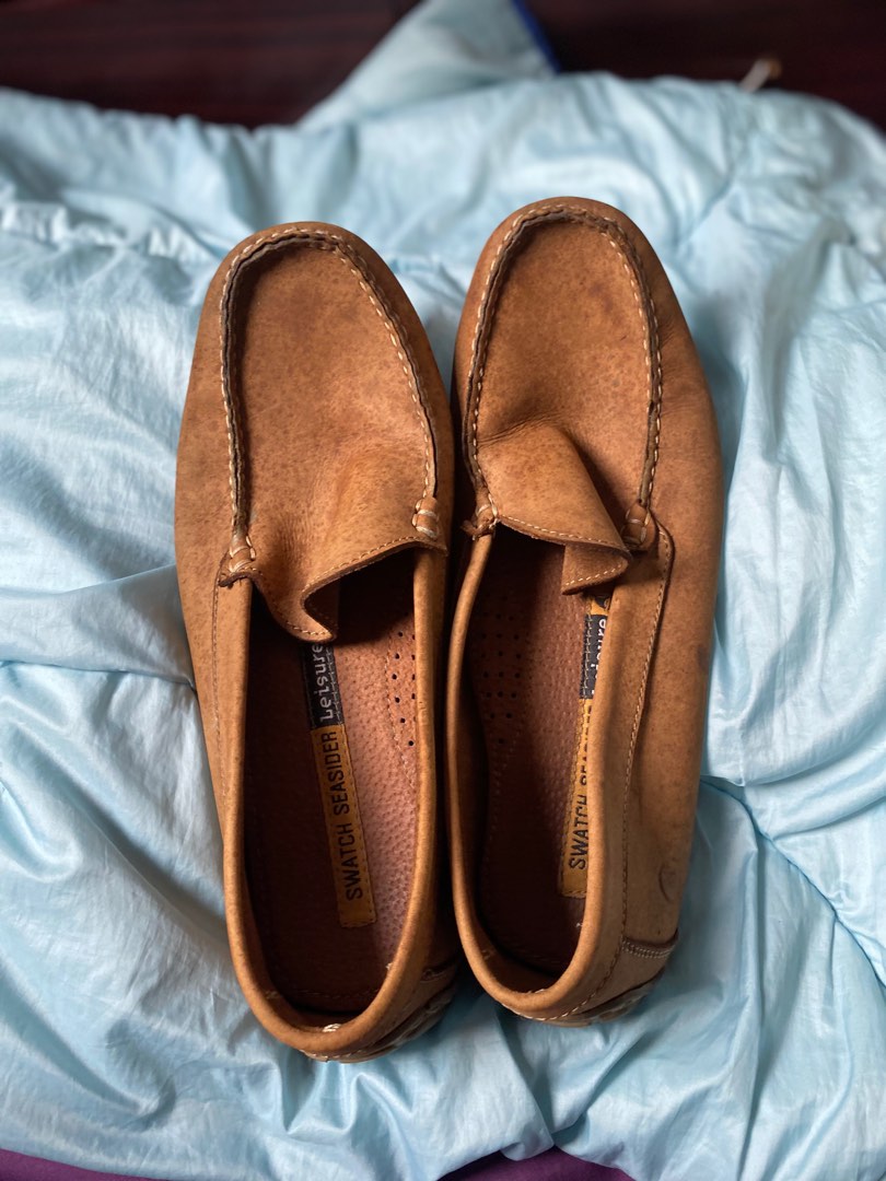 Swatch Seasider leather boat shoes, Men's Fashion, Footwear, Casual ...