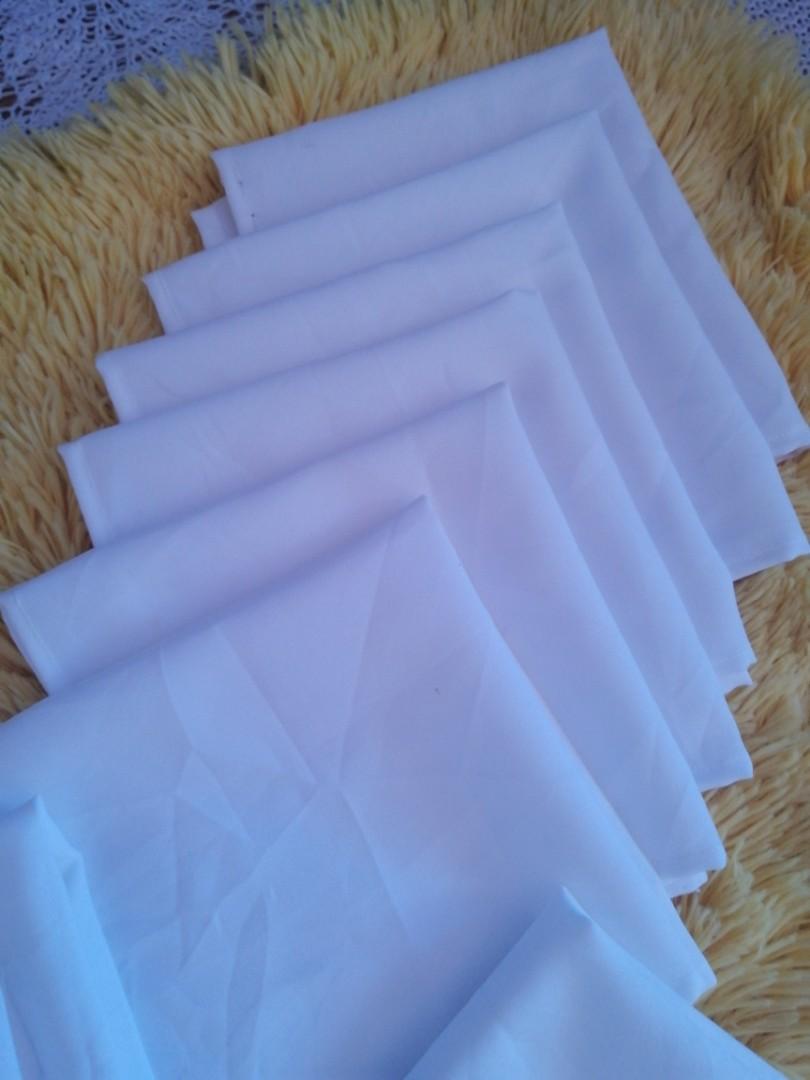 Table napkin white, Furniture & Home Living, Kitchenware & Tableware ...