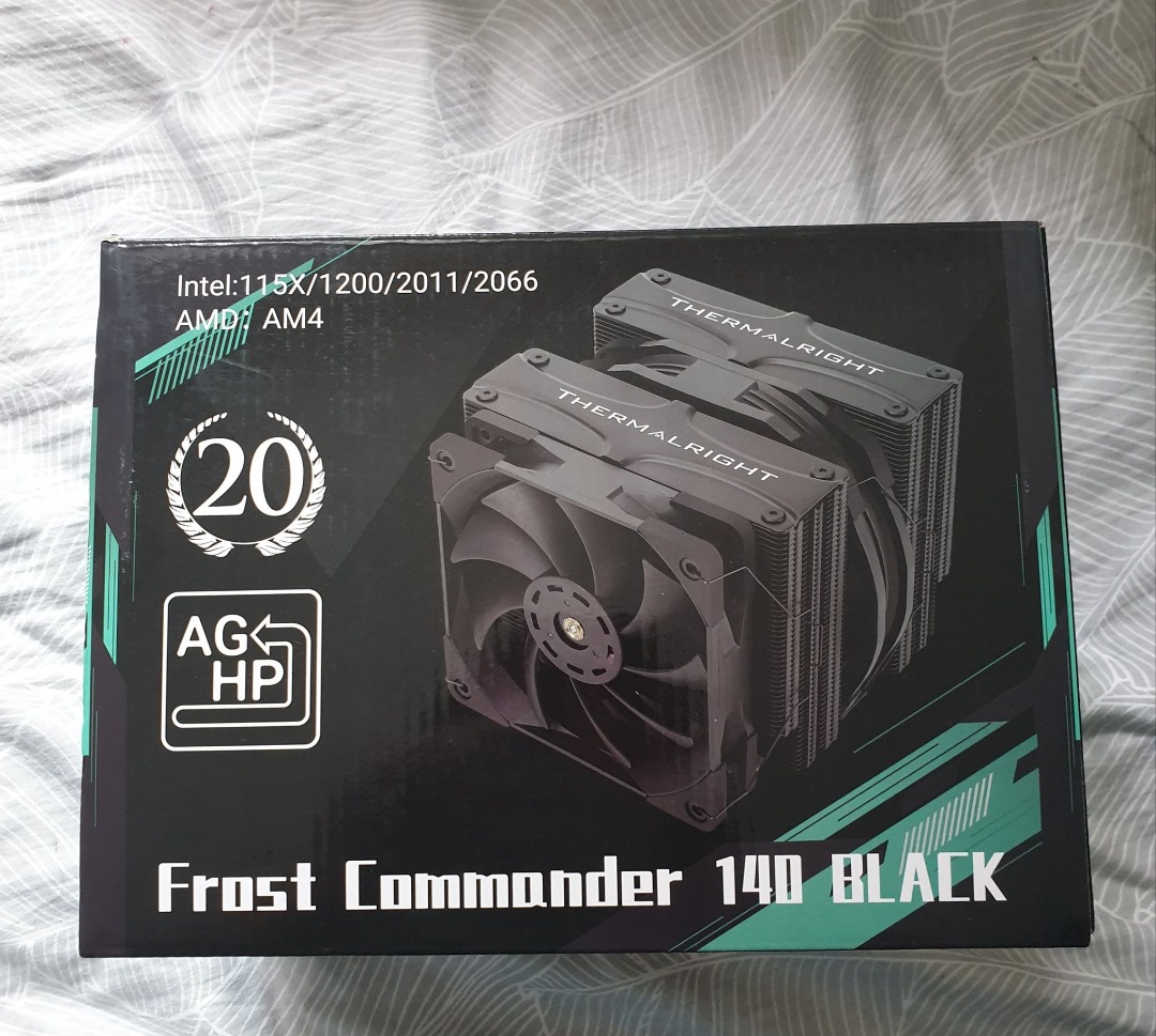 CPU Cooler ThermalRight Frost Commander (FC) 140 Black - Dual Tower ...