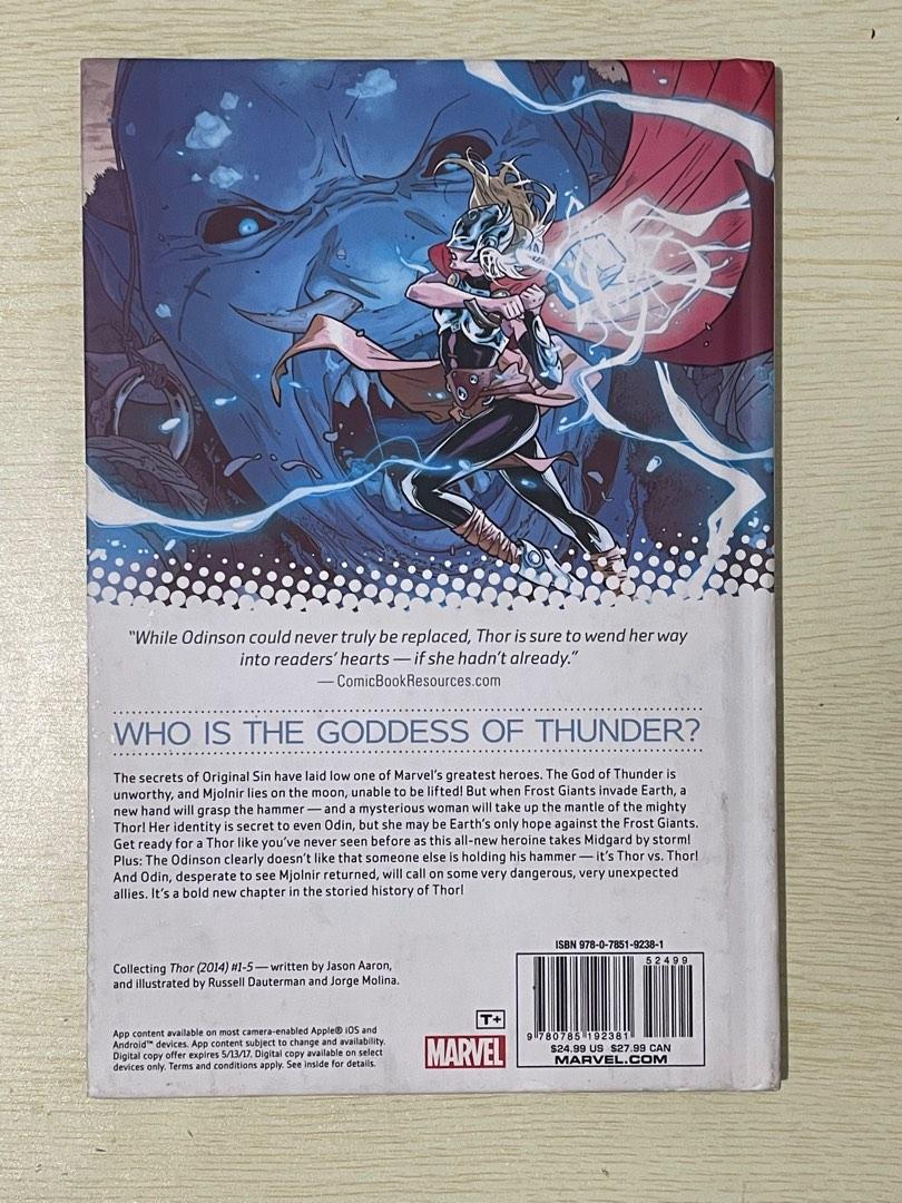 THOR VOL. 1: THE GODDESS OF THUNDER PREMIERE HC, Hobbies & Toys, Books ...