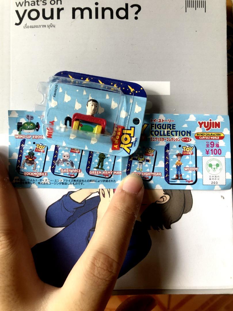 toy story pixar disney yujin miniature blister jingle Joe 2" mini ...