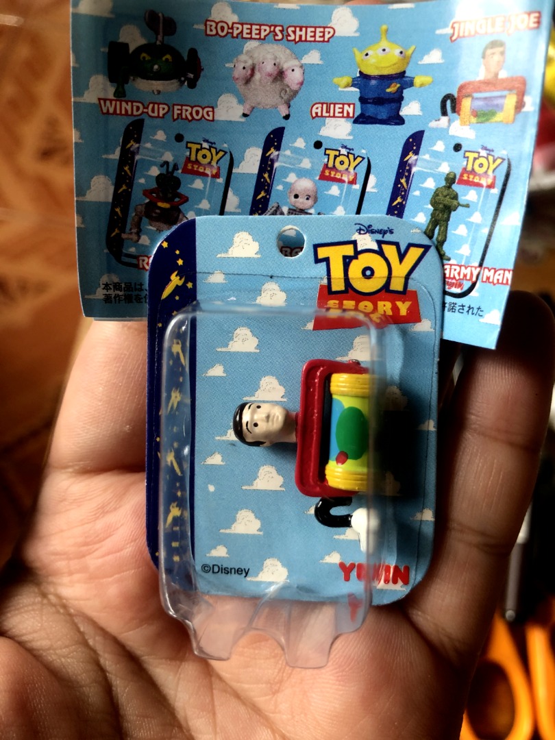 toy story pixar disney yujin miniature blister jingle Joe 2" mini ...