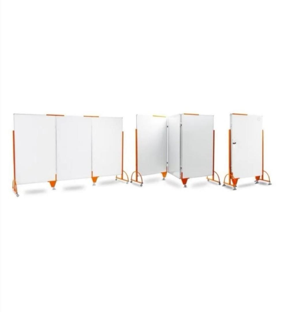 Triple panels, single panel Magnetic Mobile Porcelain Whiteboard ...