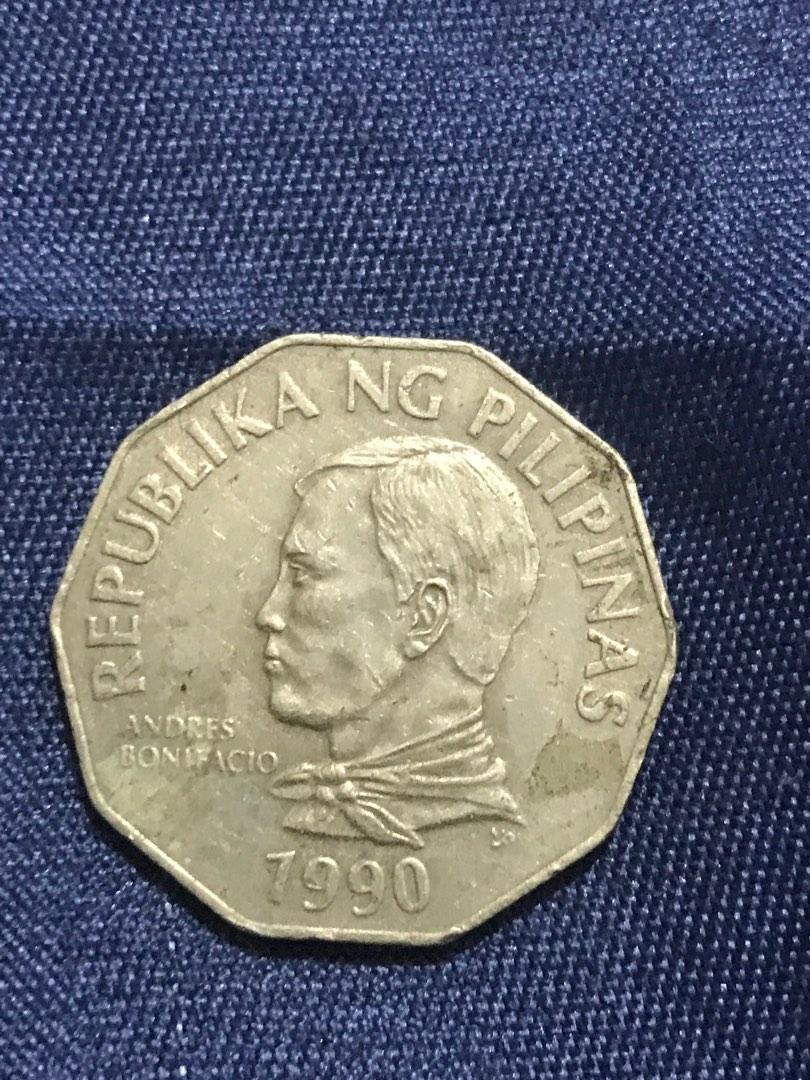 Two (2) Peso coin (Phillippine Coconut 1990 Edition), Hobbies & Toys ...