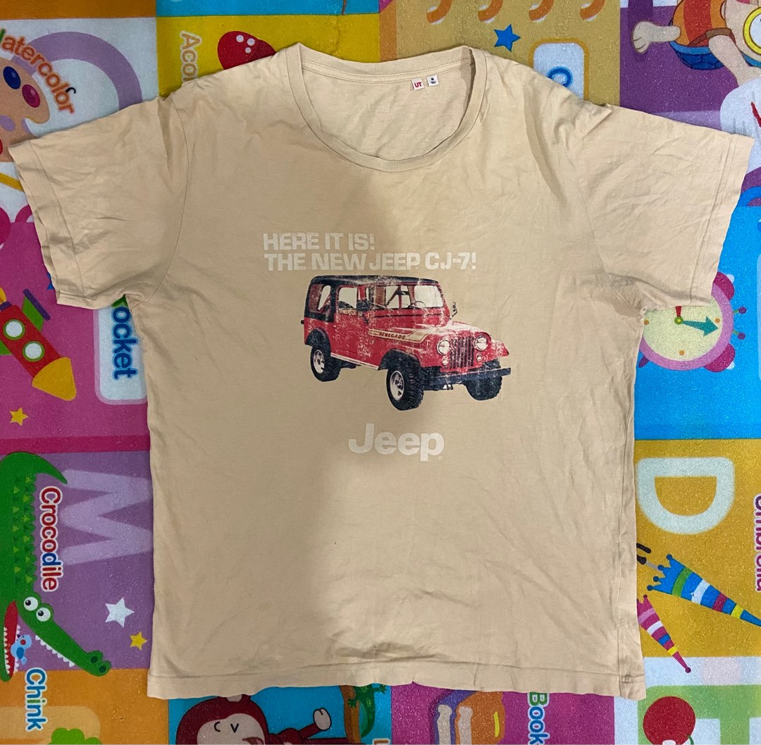 UNIQLO x JEEP, Men's Fashion, Tops & Sets, Tshirts & Polo Shirts on Carousell