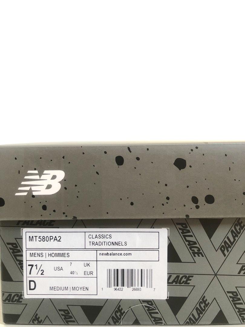 US7.5 Palace x New Balance MT580 (kith aime leon dore teddy santis wtaps jjjjound invincible ...