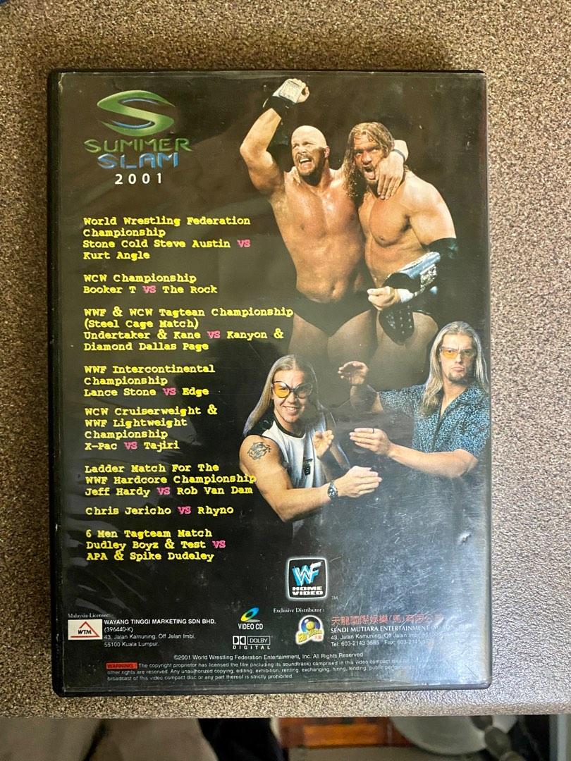 VCD WWF WWE SUMMERSLAM 2001, Hobbies & Toys, Music & Media, CDs & DVDs ...