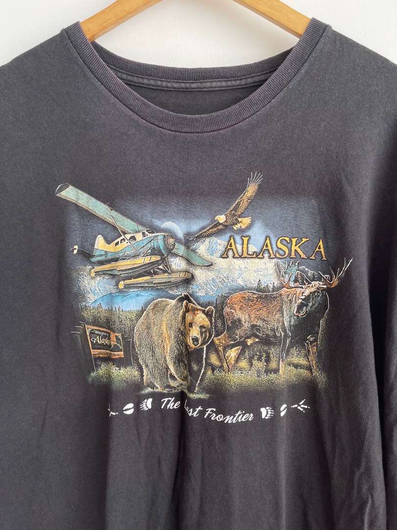 Vintage Alaska Tee, Men's Fashion, Tops & Sets, Tshirts & Polo Shirts ...