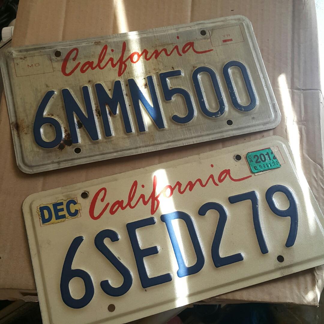 Vintage California Plates for Mancave or Display, Hobbies & Toys ...