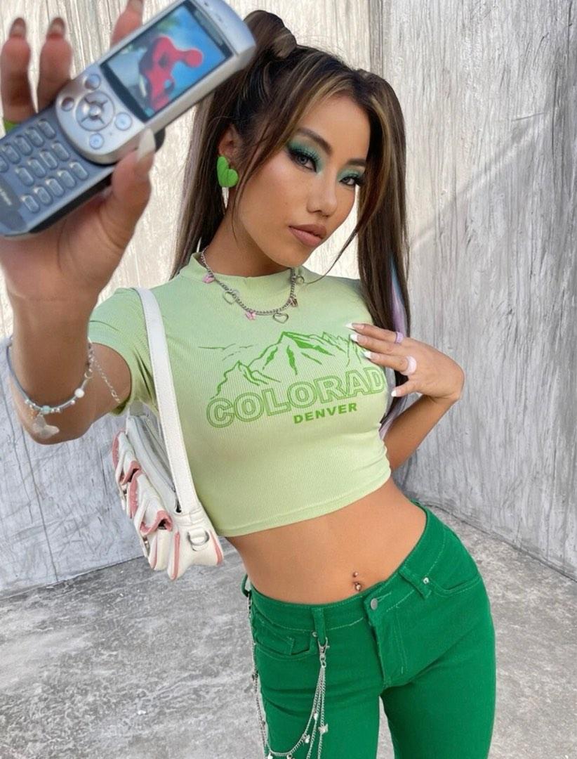 Vintage Graphic Crop Top Womens Fashion Tops Shirts On Carousell