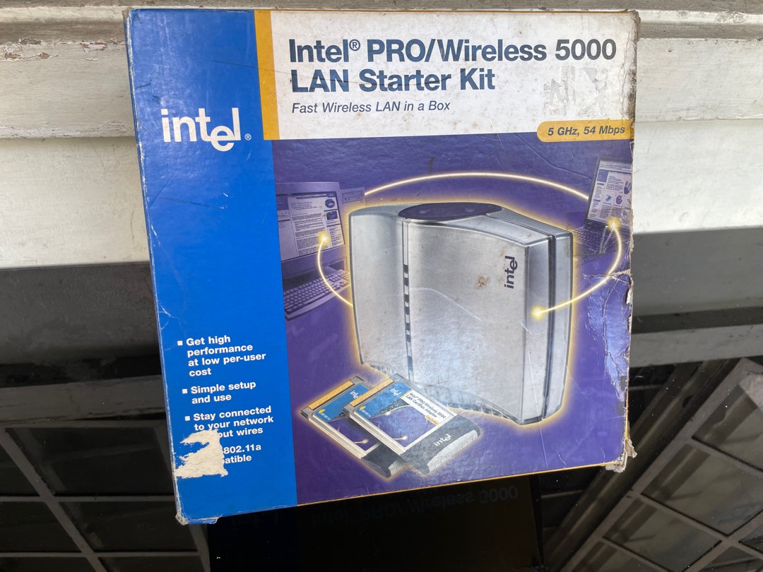 Vintage Intel PRO/Wireless 5000 LAN Starter Kit, Computers & Tech ...