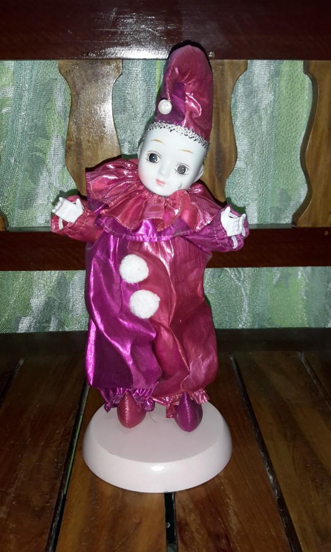 Vintage musical sankyo clown doll porcelain 14", Hobbies & Toys, Toys ...