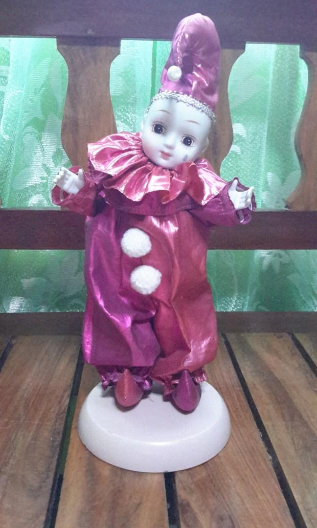 Vintage musical sankyo clown doll porcelain 14", Hobbies & Toys, Toys ...