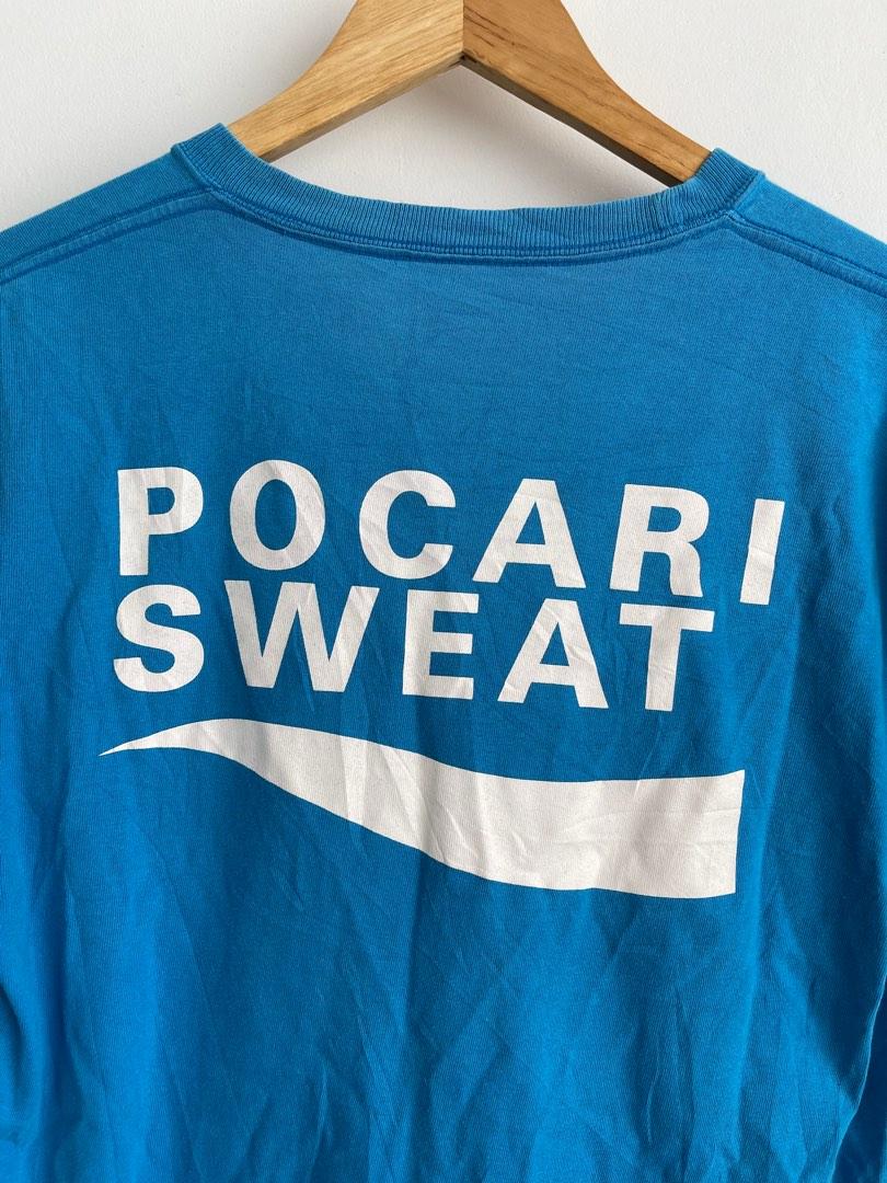 Vintage Pocari Sweat Tee, Men's Fashion, Tops & Sets, Tshirts & Polo ...