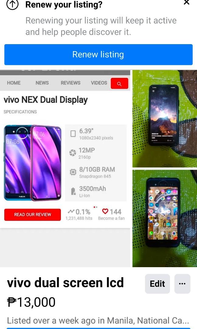 vivo dual screen, Mobile Phones & Gadgets, Mobile Phones, Android ...