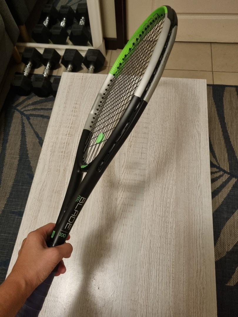 Wilson Tennis Racket BLADE 100, Sports Equipment, Sports & Games ...