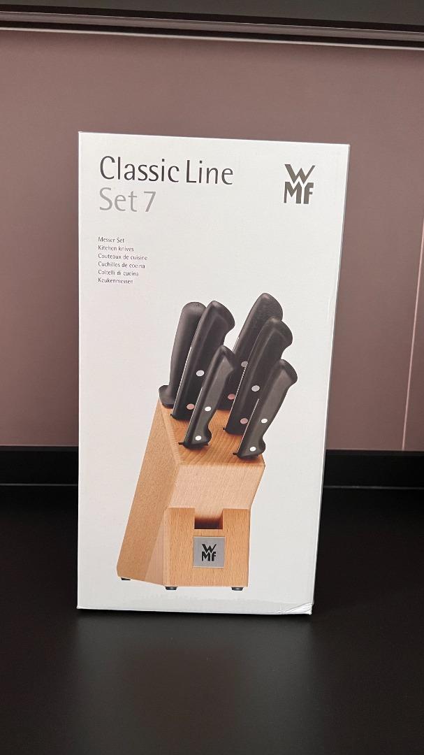 WMF Classic Line Knife Block Set, Furniture & Home Living, Kitchenware ...
