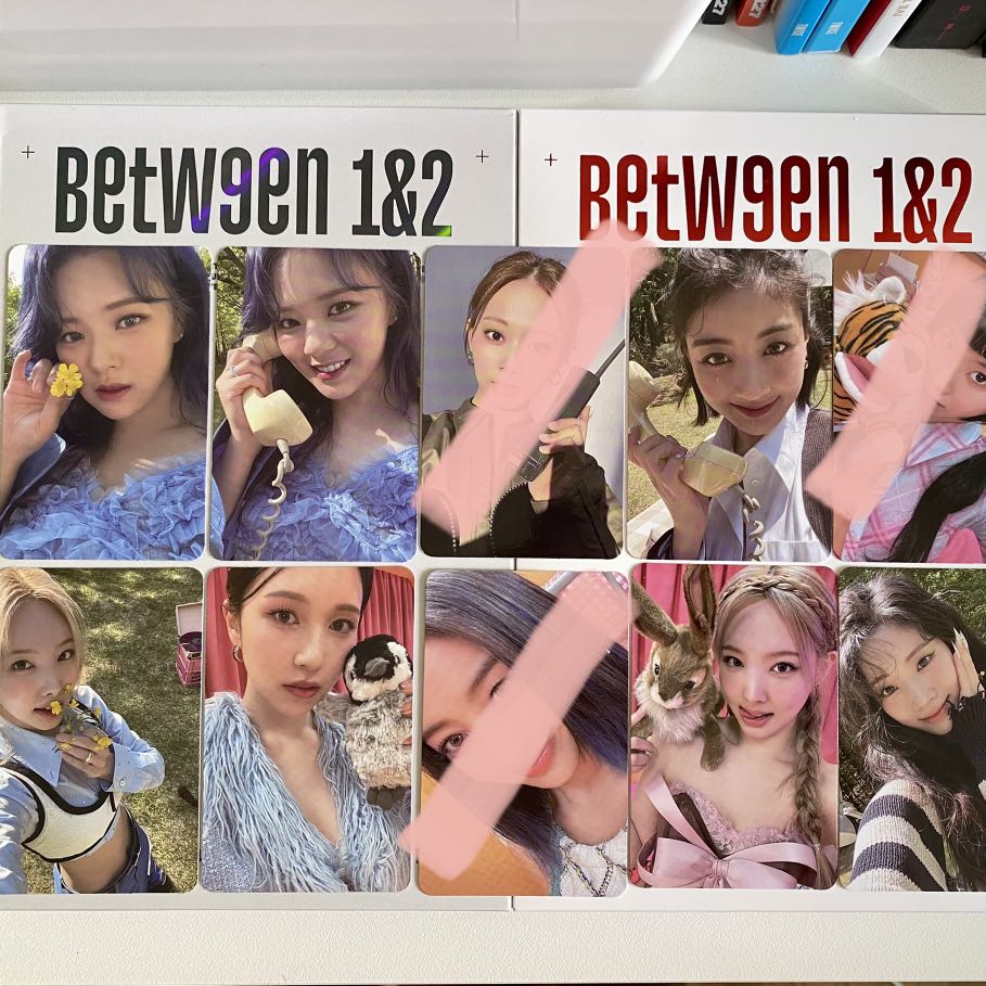 WTT/WTS Twice Between 1&2 PCs Jeongyeon Tzuyu Jihyo Mina Chaeyoung Dahyun Nayeon, Hobbies & Toys ...