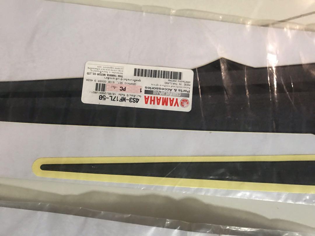 X1r sticker hitam grey original, Motorcycles, Motorcycle Accessories on ...